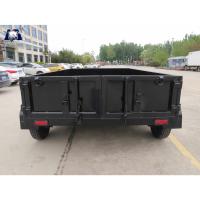 China 10x5 Hydraulic Dual-Axis Tipper Trailer 3000kg ATM Electric Brake LED Lights Heavy-Duty Hauling for sale