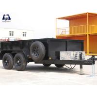 China 10x5 Hydraulic Dual-Axis Tipper Trailer 3000kg ATM Electric Brake LED Lights Heavy-Duty Hauling for sale