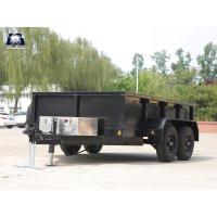 China 10x5 Hydraulic Dual-Axis Tipper Trailer 3000kg ATM Electric Brake LED Lights Heavy-Duty Hauling for sale
