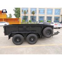 China 10x5 Hydraulic Dual-Axis Tipper Trailer 3000kg ATM Electric Brake LED Lights Heavy-Duty Hauling for sale