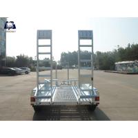 China 9x5 3500kg Hot-Dip Galvanised Tandem Axle Trailer with Electric Brakes and Loading Ramps for sale