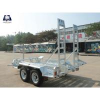China 9x5 3500kg Hot-Dip Galvanised Tandem Axle Trailer with Electric Brakes and Loading Ramps for sale