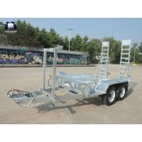 China 9x5 3500kg Hot-Dip Galvanised Tandem Axle Trailer with Electric Brakes and Loading Ramps for sale