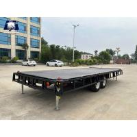 China 4500kg ATM Dual-Axis Flatbed Trailer 6058x2438mm with Electric Brakes Heavy Duty Hauling for sale