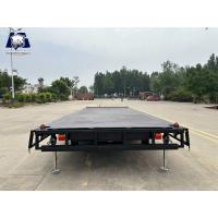 China 4500kg ATM Dual-Axis Flatbed Trailer 6058x2438mm with Electric Brakes Heavy Duty Hauling for sale