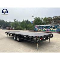 China 4500kg ATM Dual-Axis Flatbed Trailer 6058x2438mm with Electric Brakes Heavy Duty Hauling for sale