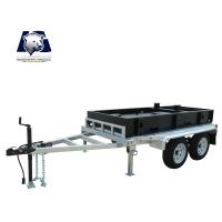 China Dual Axle 2000kg Load Hot Dip Galvanized Generator Trailer with 10 Inch Electric Brakes for Mobile Power for sale