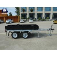 China Dual Axle 2000kg Load Hot Dip Galvanized Generator Trailer with 10 Inch Electric Brakes for Mobile Power for sale
