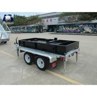 China Dual Axle 2000kg Load Hot Dip Galvanized Generator Trailer with 10 Inch Electric Brakes for Mobile Power for sale