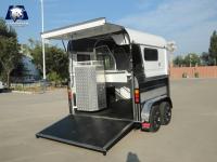China MAGICRAN Two-Horse Trailer: Fully Galvanized Steel Body, Dual-Axle Electronic Braking for Safe Travel for sale