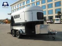 China MAGICRAN Two-Horse Trailer: Fully Galvanized Steel Body, Dual-Axle Electronic Braking for Safe Travel for sale