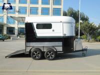 China MAGICRAN Two-Horse Trailer: Fully Galvanized Steel Body, Dual-Axle Electronic Braking for Safe Travel for sale