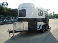 China MAGICRAN Two-Horse Trailer: Fully Galvanized Steel Body, Dual-Axle Electronic Braking for Safe Travel for sale