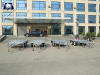 China Hot Dip Galvanized Dual Axle Generator Trailer ATM2000kg Fully Welded Tandem Axle Generator Chassis Trailer With Electric Brakes for sale