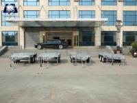 China Hot Dip Galvanized Dual Axle Generator Trailer ATM2000kg Fully Welded Tandem Axle Generator Chassis Trailer With Electric Brakes for sale