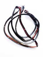 China Komatsu Excavator Cab Door Rubber Strip for PC200-8 PC240-8 PC300-8 Models - Black Premium Material for sale