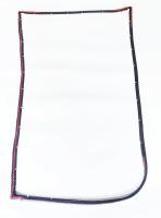 China Komatsu Excavator Cab Door Rubber Strip for PC200-8 PC240-8 PC300-8 Models - Black Premium Material for sale