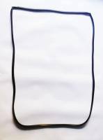 China ZAZ200 120 230 Excavator Cab Front Glass Rubber Strip - Black Premium Material with Excellent Aging Resistance for sale