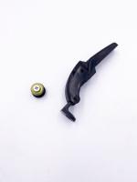 China Hitachi ZAX6070 Rear Glass Lock Excavator Window Lock Black ABS High Durability for sale