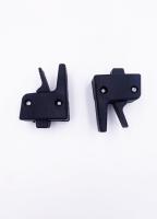 China Excavator Glass Buckle for Daewoo Doosan DX5560 DX380 Volvo 6080 ABS Black for sale