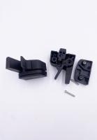 China Excavator Glass Buckle for Daewoo Doosan DX5560 DX380 Volvo 6080 ABS Black for sale