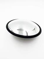 China Excavator A Model Universal Round Rearview Mirror 20.5CM Diameter Black Construction Equipment Spare Part for sale