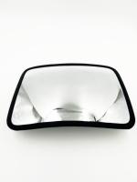 China 22.5x30cm Universal Square Rear View Mirror for Excavators - Black Mirror Glass Replacement Part for sale