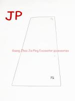 China Hitachi Excavator Cab Glass 4.5cm Thick - Part Ya00001501 for EX120-6 ZAX200-1 350-1 Models for sale