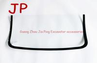 China Zax200 Zx230 Excavator Cab Glass 4448307 - 83.7cm x 39.6cm Front Lower Cockpit Replacement for sale