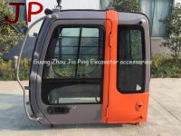 China Hitachi Excavator Operator Cabin for EX120 EX200 EX300-6 ZAX200-1 ZAX230-1 ZAX350-1 Models - Gray/Orange Steel Construction for sale