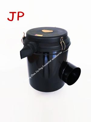 China Komatsu PC220-8MO PC240-8MO Excavator Air Filter Assembly with Iron Shell Housing - Black Industrial Filter for sale