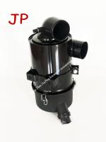 China Hyundai R60 Excavator Air Filter Assembly with Iron Shell Housing and Elbow Design for Engine Protection for sale
