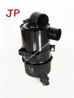 China Hyundai R60 Excavator Air Filter Assembly with Iron Shell Housing and Elbow Design for Engine Protection for sale