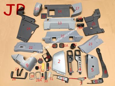 China Komatsu PC110 PC130 PC200 PC220 PC300 PC360-7 Excavator Interior Accessories - Grey ABS Material, High Durability for sale
