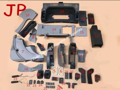 China Kobelco Excavator Interior Accessories for SK140 SK130 SK200 SK210 SK250 SK260 SK350 SK460-8 Models - Grey ABS Material for sale