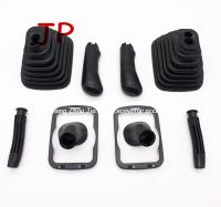 China Komatsu PC120 PC200 PC300-6-7-8 Excavator Joystick Handle Dust Cover - Steel & ABS Construction, Black Color for sale