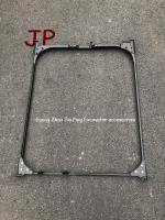 China Kobelco SK210-10 SK260-10 SK350-10 Excavator Front Glass Frame Assembly - Aluminum Black Spray Paint for sale