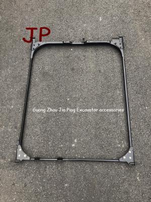 China Kobelco SK210-10 SK260-10 SK350-10 Excavator Front Glass Frame Assembly - Aluminum Black Spray Paint for sale