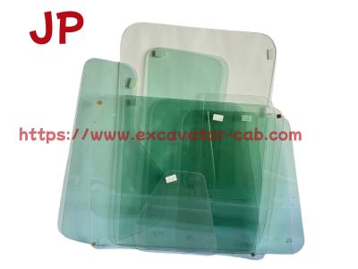 China Full Glass Cab for Hitachi EX200-2 EX200-3 Excavator Transparent Windshield for sale