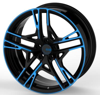 China 17,18,19，20,21，22Inch Custom Forged Wheels PCD 5-108 5-112 5-114.3 5-120 6061 T6 One Piece Rims for sale
