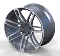 China new monoblock Custom Forged Wheels new style silver paint diamond cut face and for BMW for sale