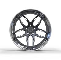 China ET30 Three Piece Forged Wheels 8.5J 22 Inch 3 Piece Rims for sale