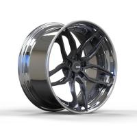 China ET30 Three Piece Forged Wheels 8.5J 22 Inch 3 Piece Rims for sale