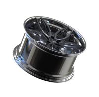 China ET30 Three Piece Forged Wheels 8.5J 22 Inch 3 Piece Rims for sale