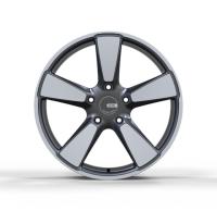 China Porsche 19x8.5 Custom Forged Wheels Diamond Cutting Dark Gunmetal Grey for sale