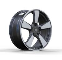 China Porsche 19x8.5 Custom Forged Wheels Diamond Cutting Dark Gunmetal Grey for sale