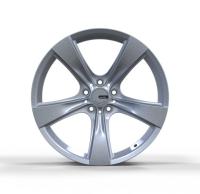 China Silver 20 Inch Monoblock Wheels 2 Piece Forged Wheels For Cars for sale