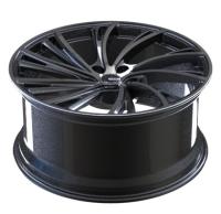 China Brushed Black One Piece Forged Wheels Multi Spoke 20x10 for sale