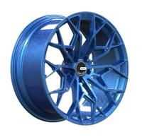 China PCD 5-112 3 Piece Wheels 18 Inch Blue Custom 3 Piece Rims for sale