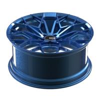 China PCD 5-112 3 Piece Wheels 18 Inch Blue Custom 3 Piece Rims for sale